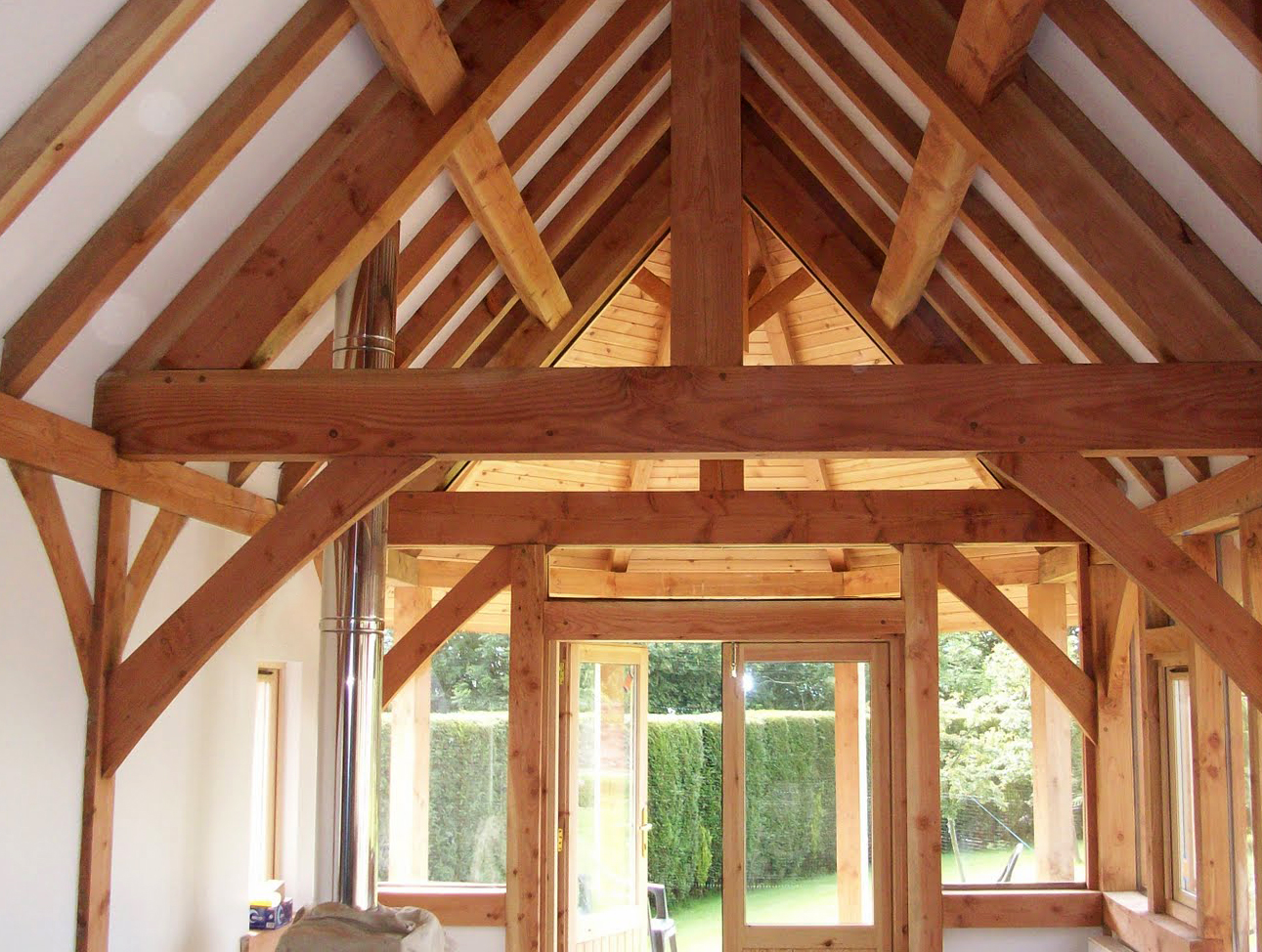 interior-timberframe-carpentry-beams-thomsontimber-extensions | Thomson ...
