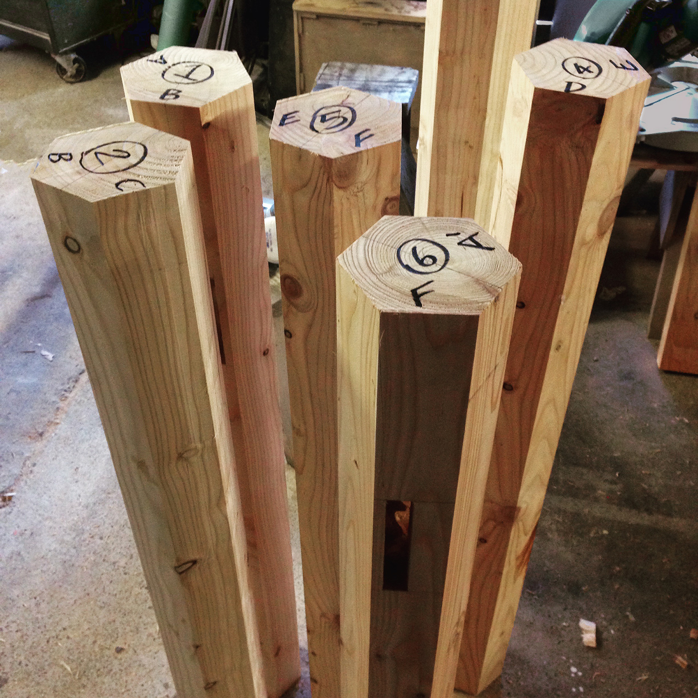 timber-thomson-frame-hut-bbq-posts-scotland | Thomson Timber